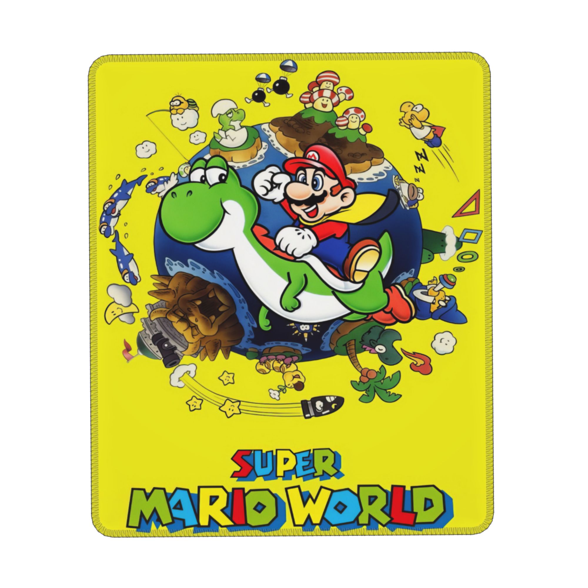 Super Mario Rubber Lock Edge Mouse Pad (Vertical) Office Mouse Pad Home Mouse Pad - Walmart.com