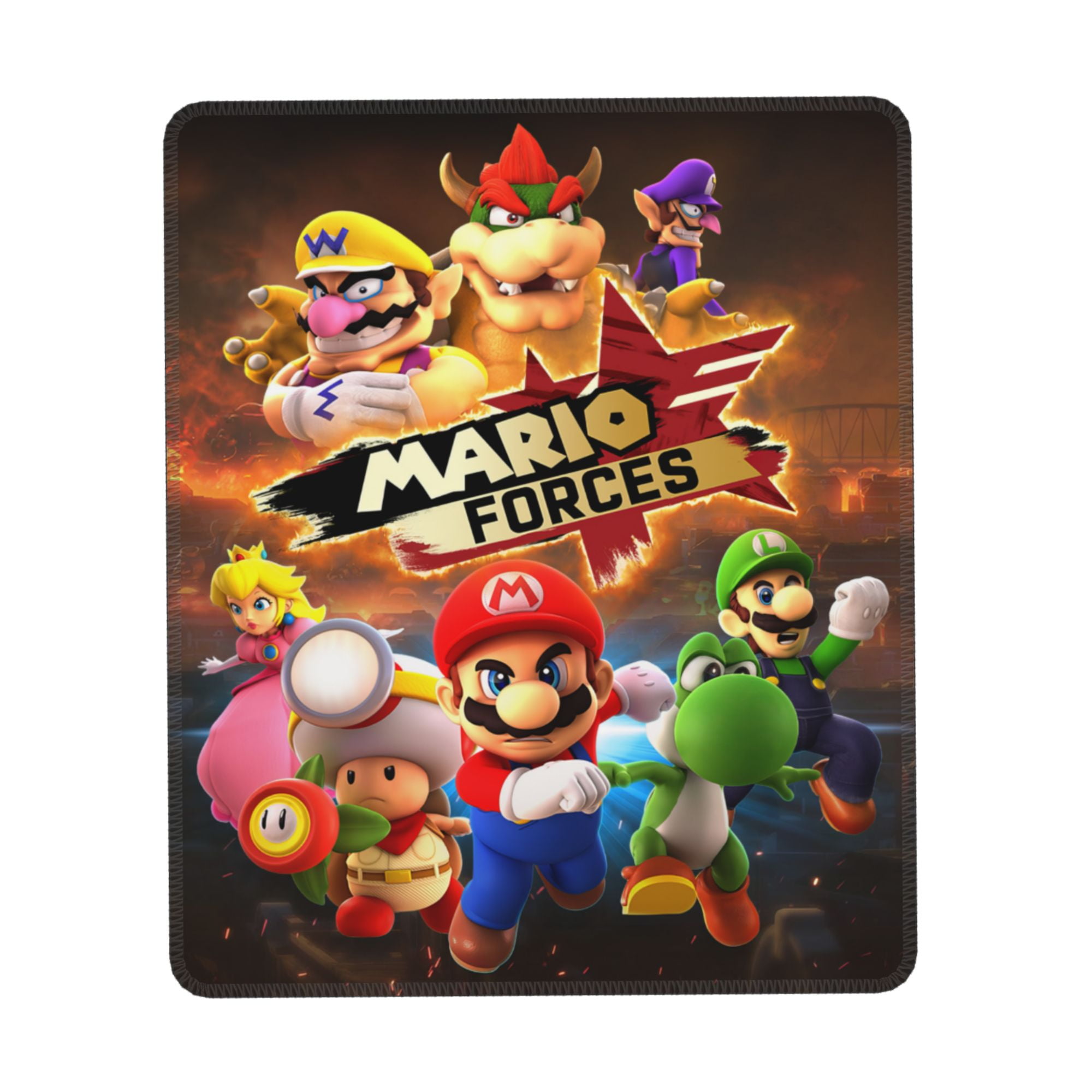 Super Mario Rubber Lock Edge Mouse Pad (Vertical) Office Mouse Pad Home ...