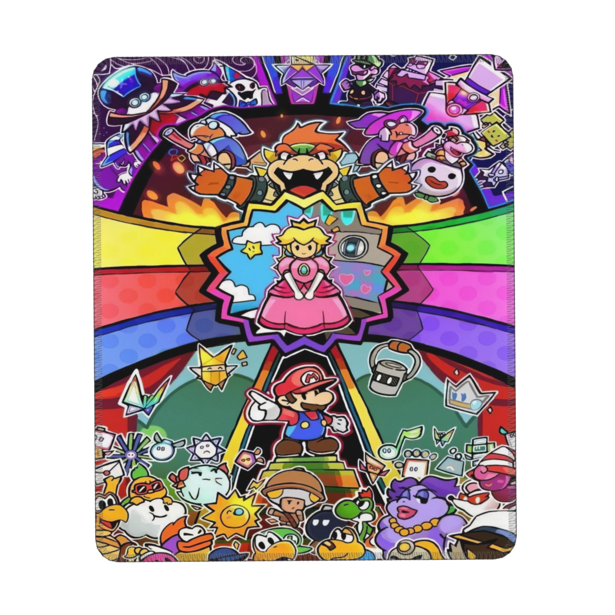 Super Mario Rubber Lock Edge Mouse Pad (Vertical) Office Mouse Pad Home ...