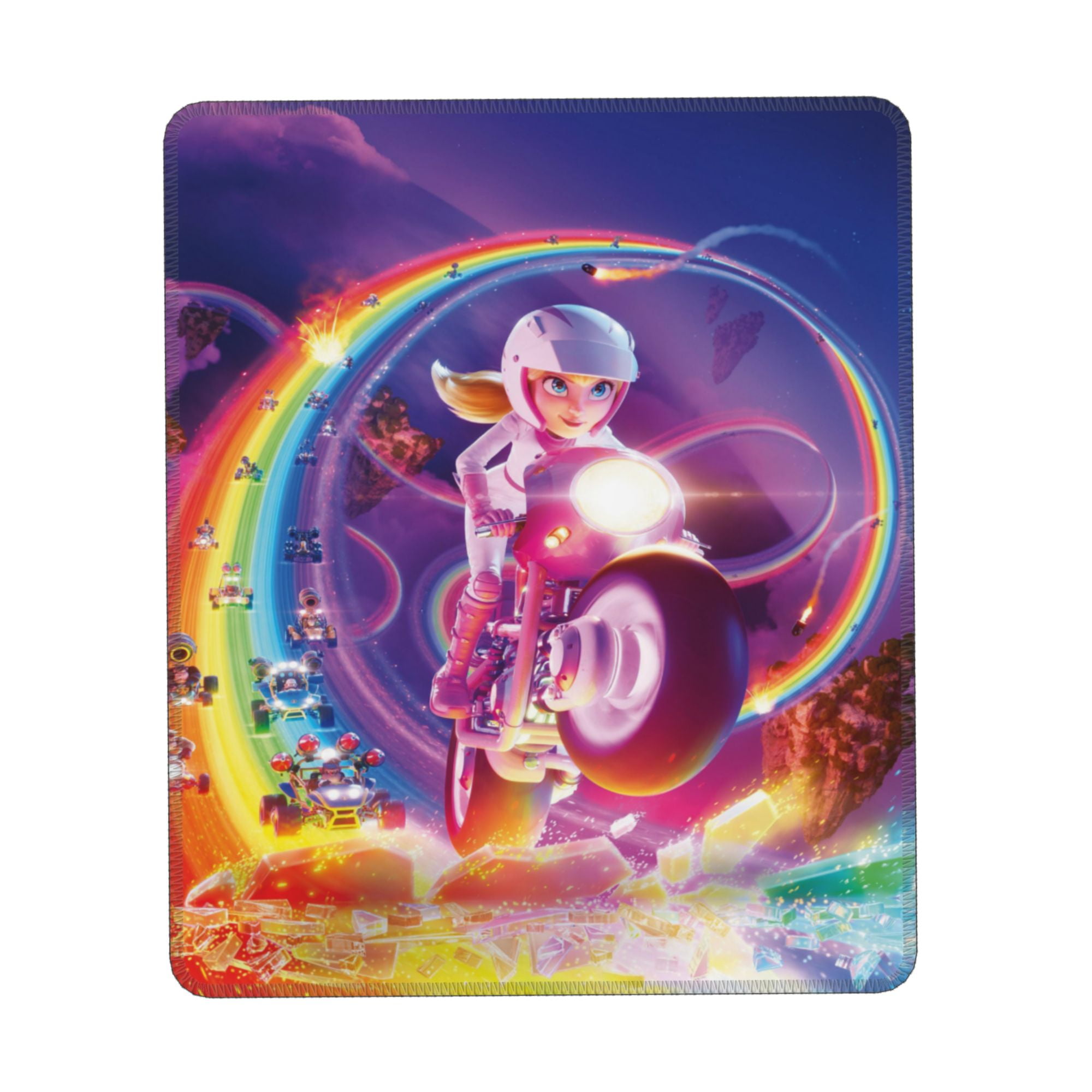 Super Mario Rubber Lock Edge Mouse Pad (Vertical) Office Mouse Pad Home ...