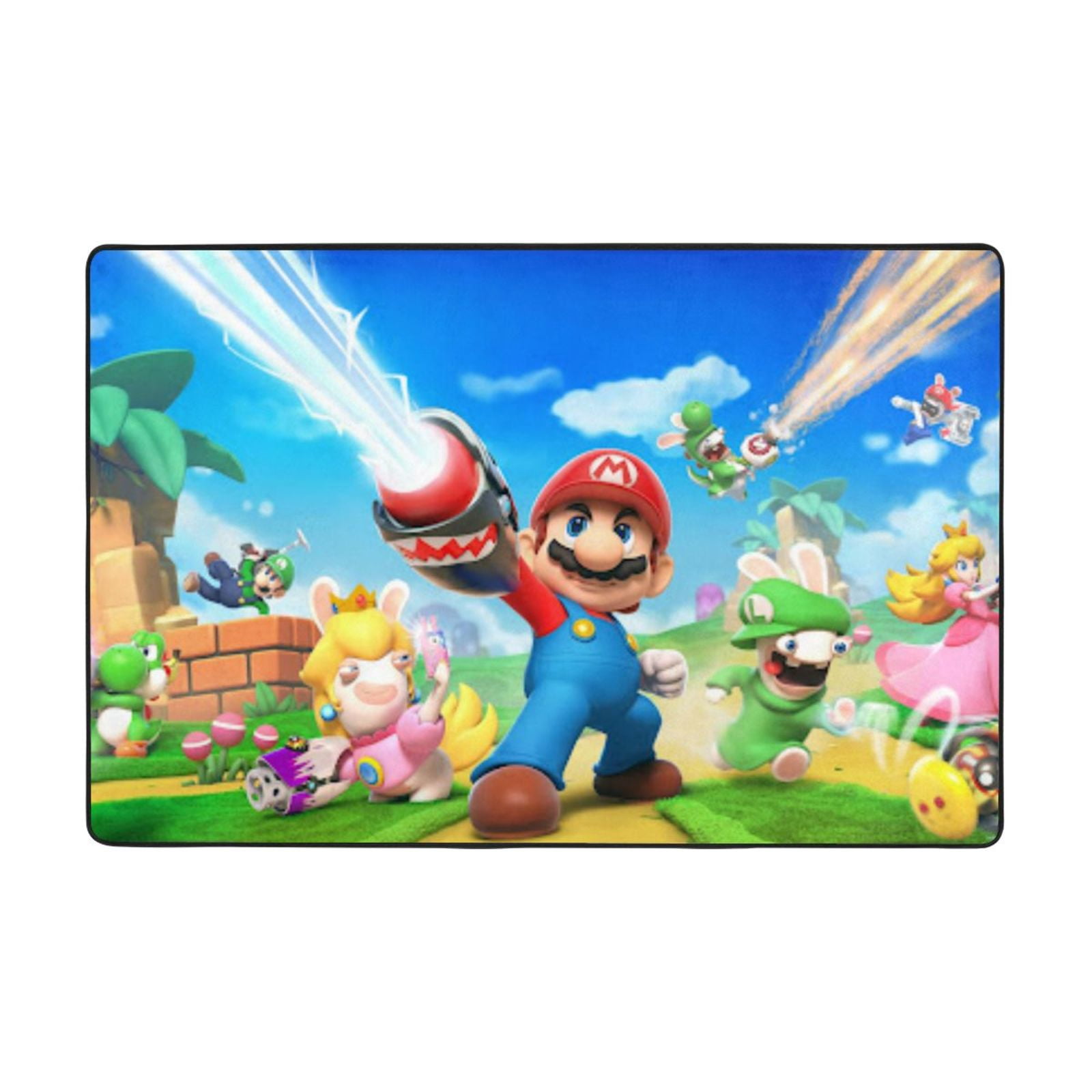 Super Mario Rugs Washable Cover Floor Rug Carpets Bathroom Decorations ...