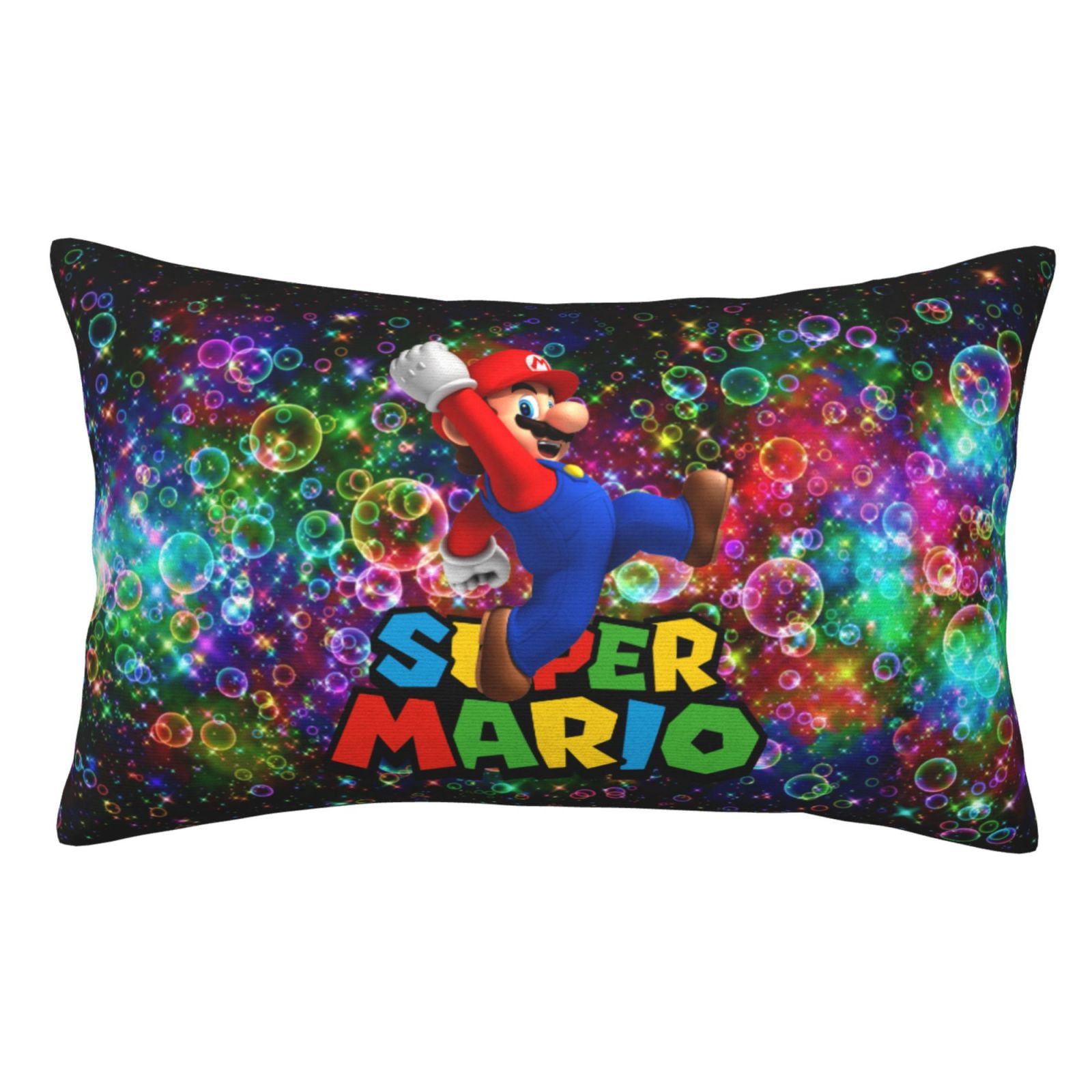 Super Mario Run Pillowcase Decor Cushion Pillow Covers With Hidden ...