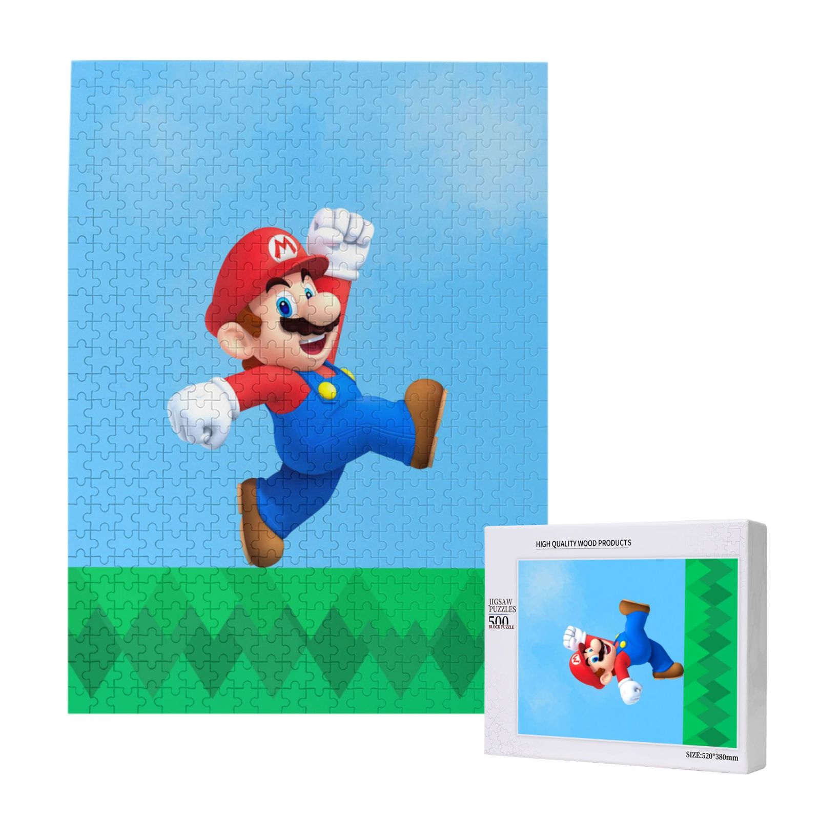 Super Mario Run Wooden Jigsaw Puzzles Accessories Intellectual ...