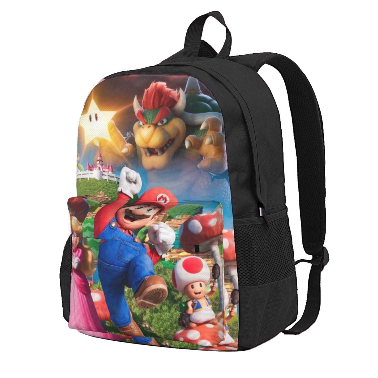 Super Mario School Bag 3D Printing Backpack Cute Large Capacity ...