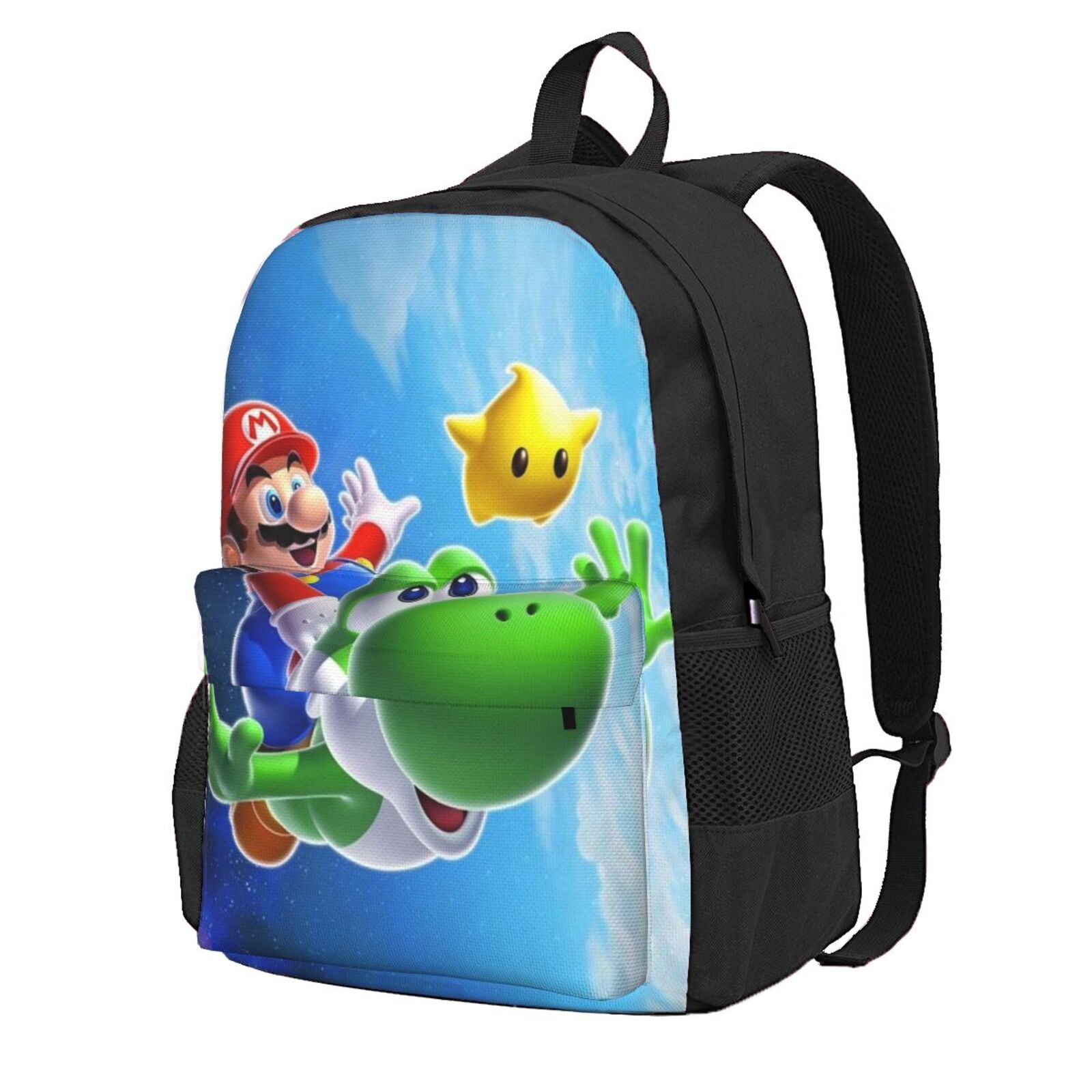 Super Mario School Bag 3D Printing Backpack Cute Large Capacity ...