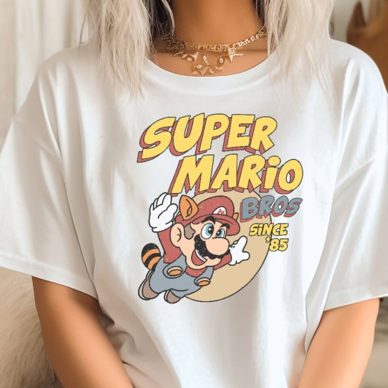 Super Mario Shirt, The Super Mario Bros Movie, Mario Trip T-Shirt, Cute ...