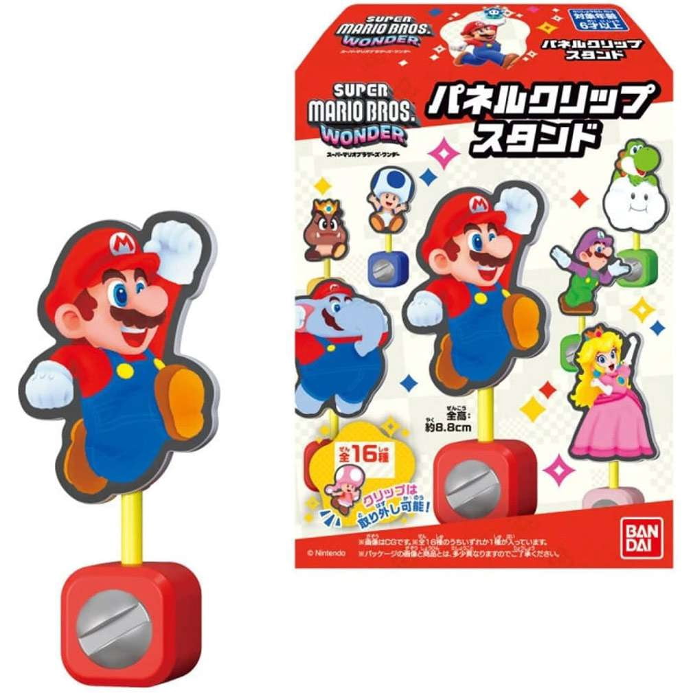 Super Mario Shokugan Panel Clip Stand Mystery Pack (1 RANDOM Stand ...