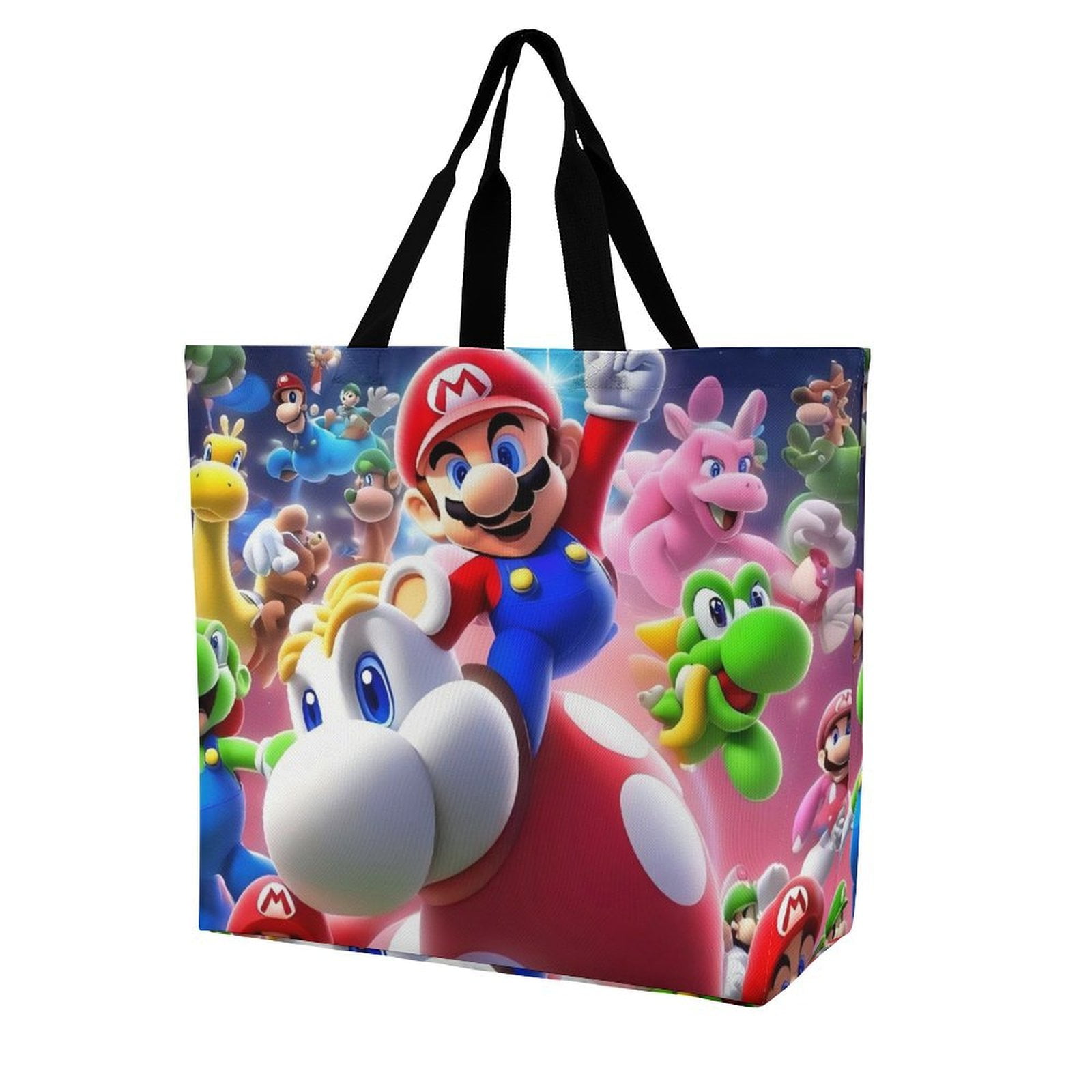 Super Mario Shoulder Bag Portable Storage Handbag Eco-friendly Shopping ...