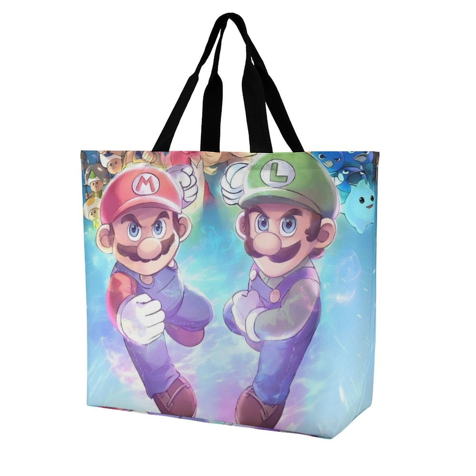 Super Mario Shoulder Bag Portable Storage Handbag Eco-friendly Shopping ...
