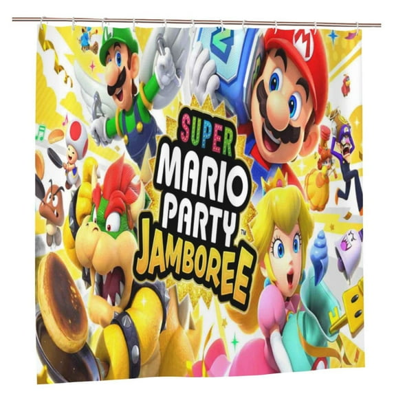 Super Mario Shower Curtains for Bathroom, Kids Shower Curtain Sets ...
