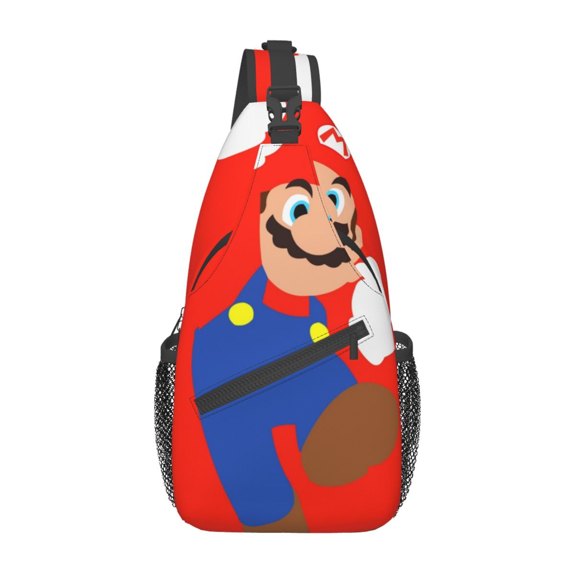 Super Mari-o Sling Bag Mens Crossbody Travel Hiking Chest Bag Daypack ...