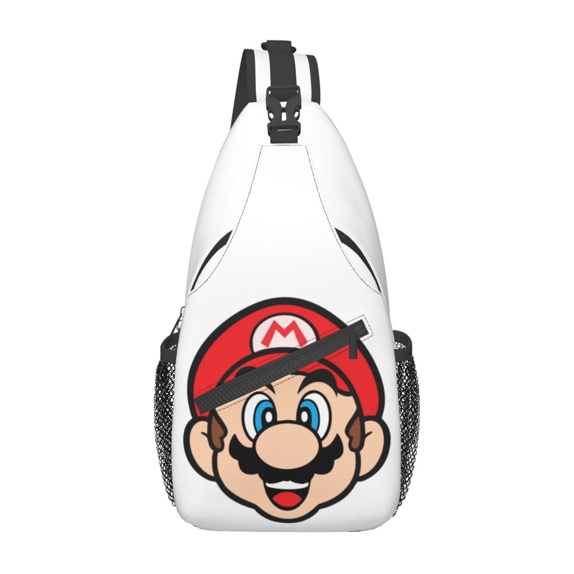 Super Mari-o Sling Bag Mens Crossbody Travel Hiking Chest Bag Daypack ...