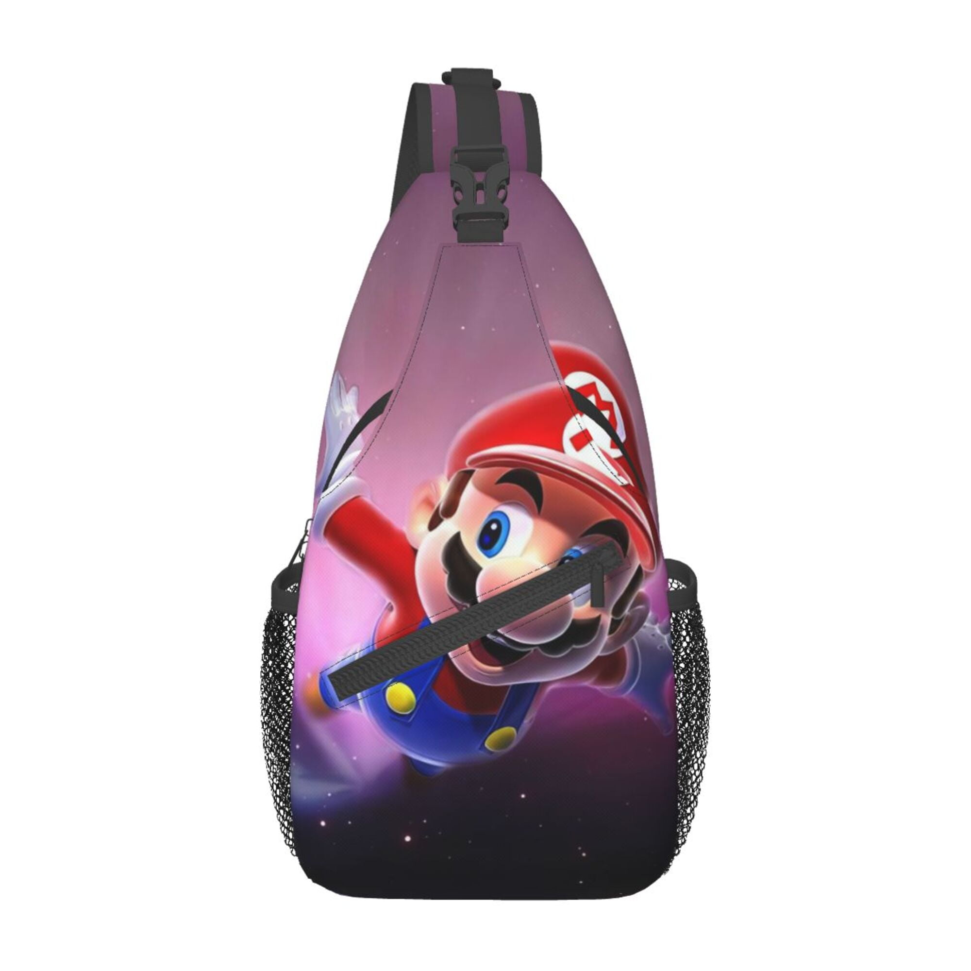 Super Mari-o Sling Bag Mens Crossbody Travel Hiking Chest Bag Daypack ...