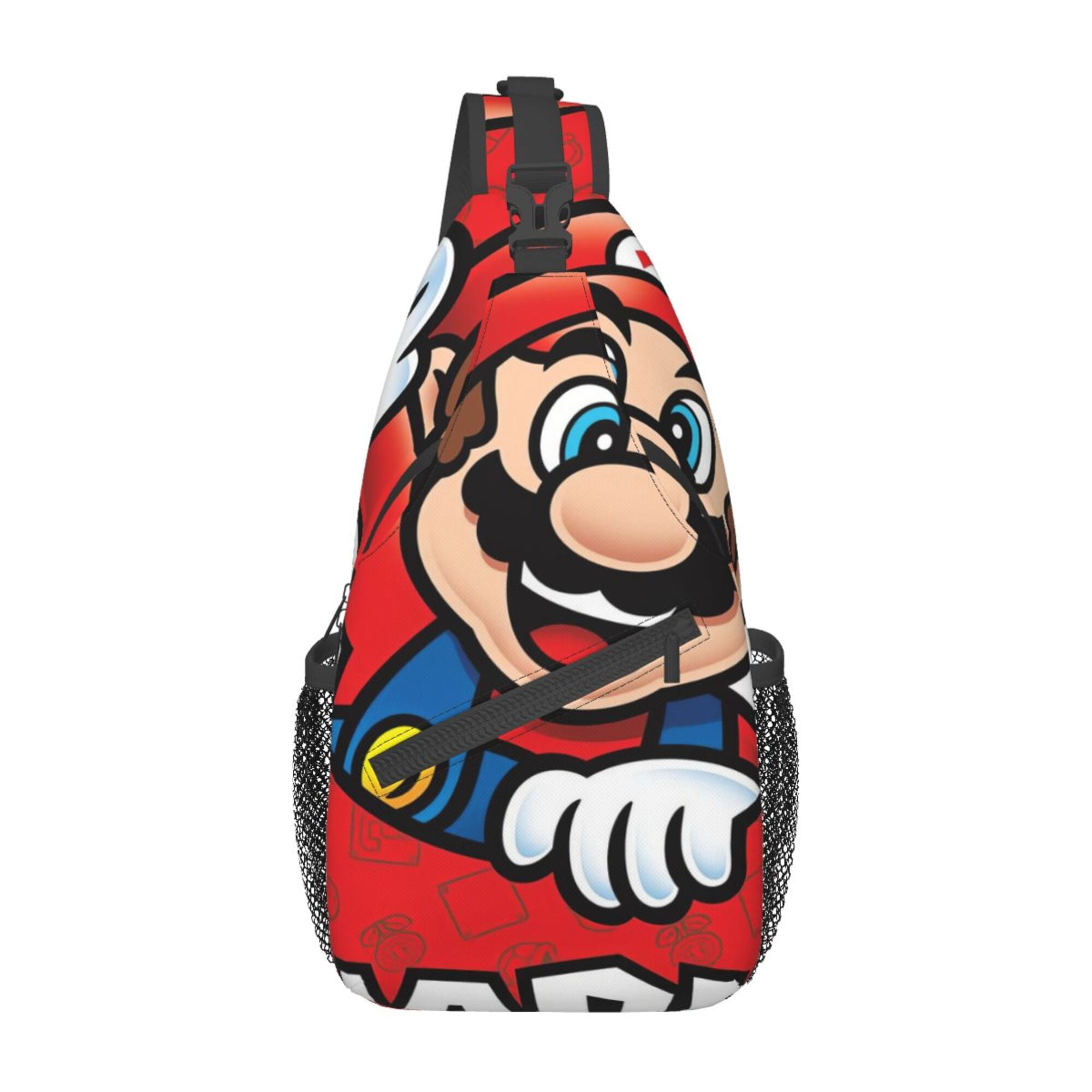 Super Mari-o Sling Bag Mens Crossbody Travel Hiking Chest Bag Daypack ...