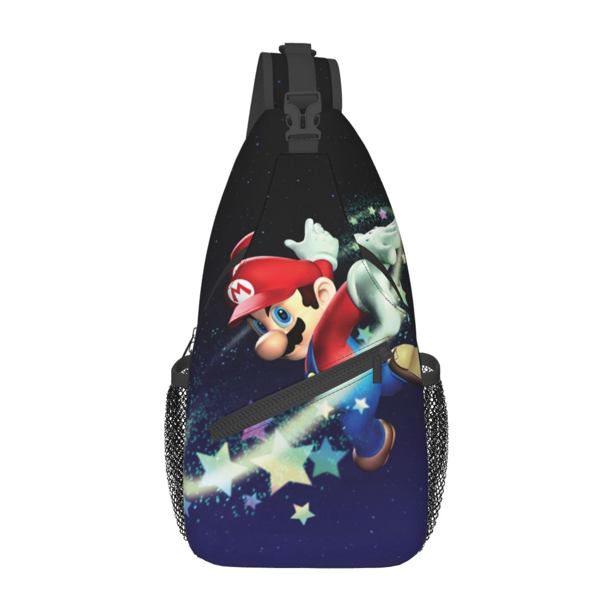 Super Mari-o Sling Bag Mens Crossbody Travel Hiking Chest Bag Daypack ...