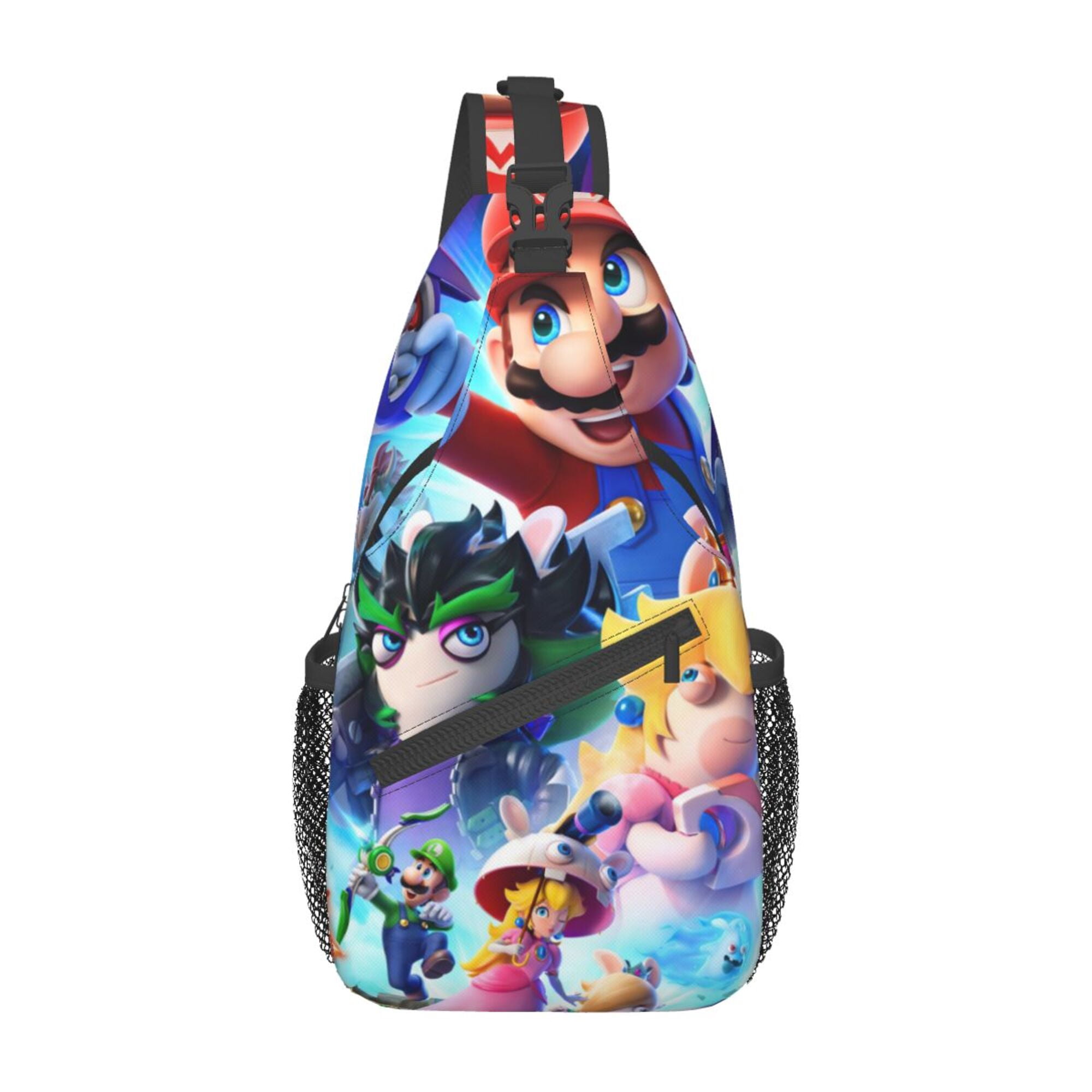 Super Mari-o Sling Bag Mens Crossbody Travel Hiking Chest Bag Daypack ...