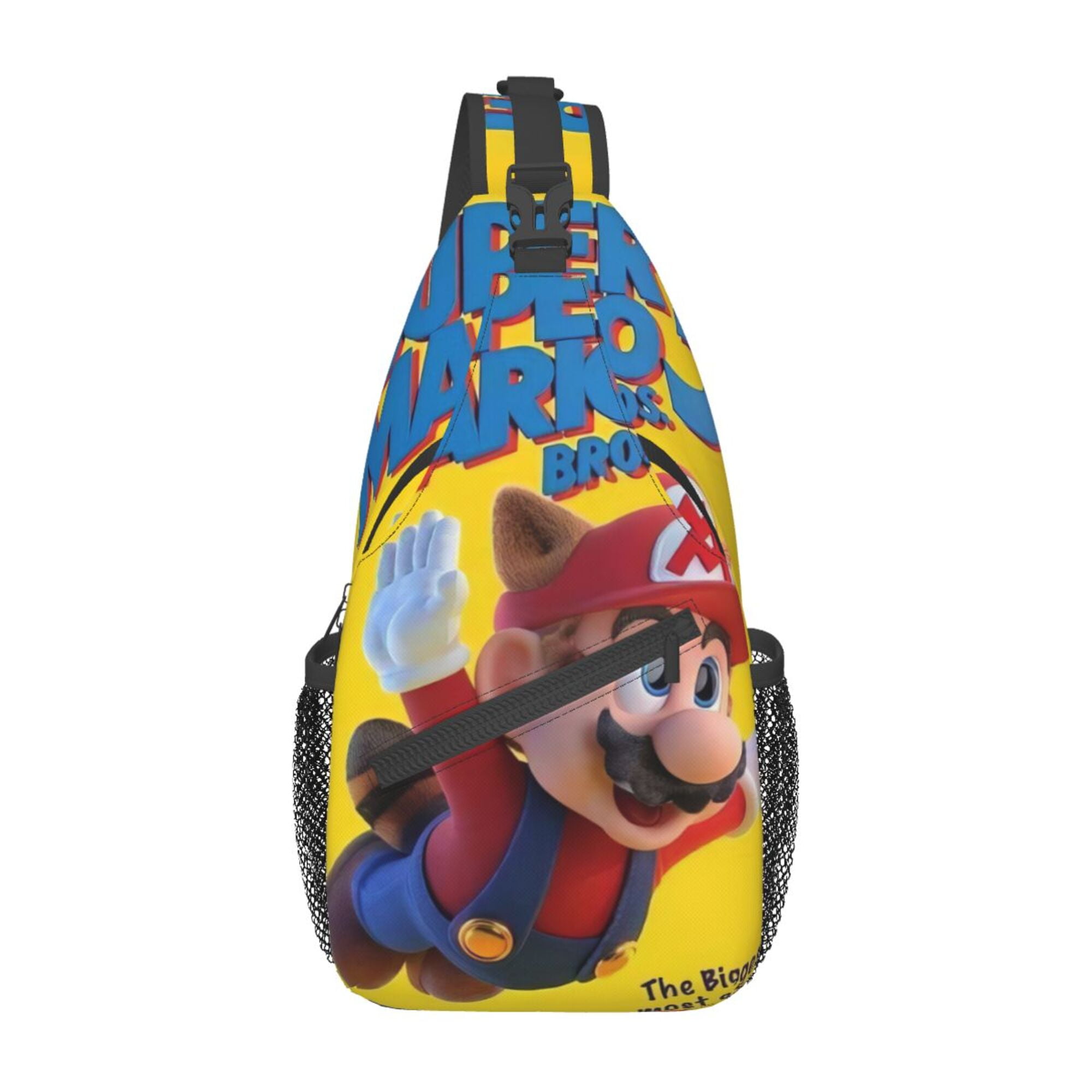 Super Mari-o Sling Bag Mens Crossbody Travel Hiking Chest Bag Daypack ...
