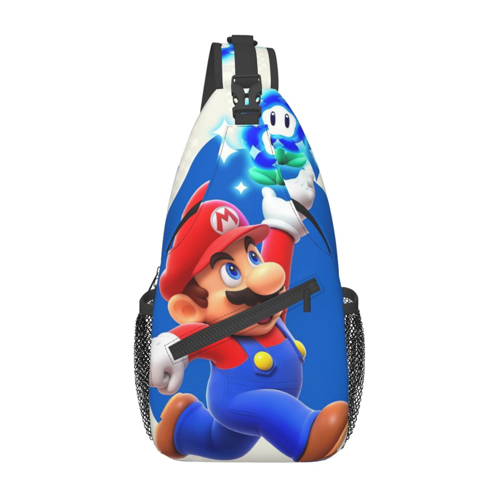 Super Mari-o Sling Bag Mens Crossbody Travel Hiking Chest Bag Daypack ...