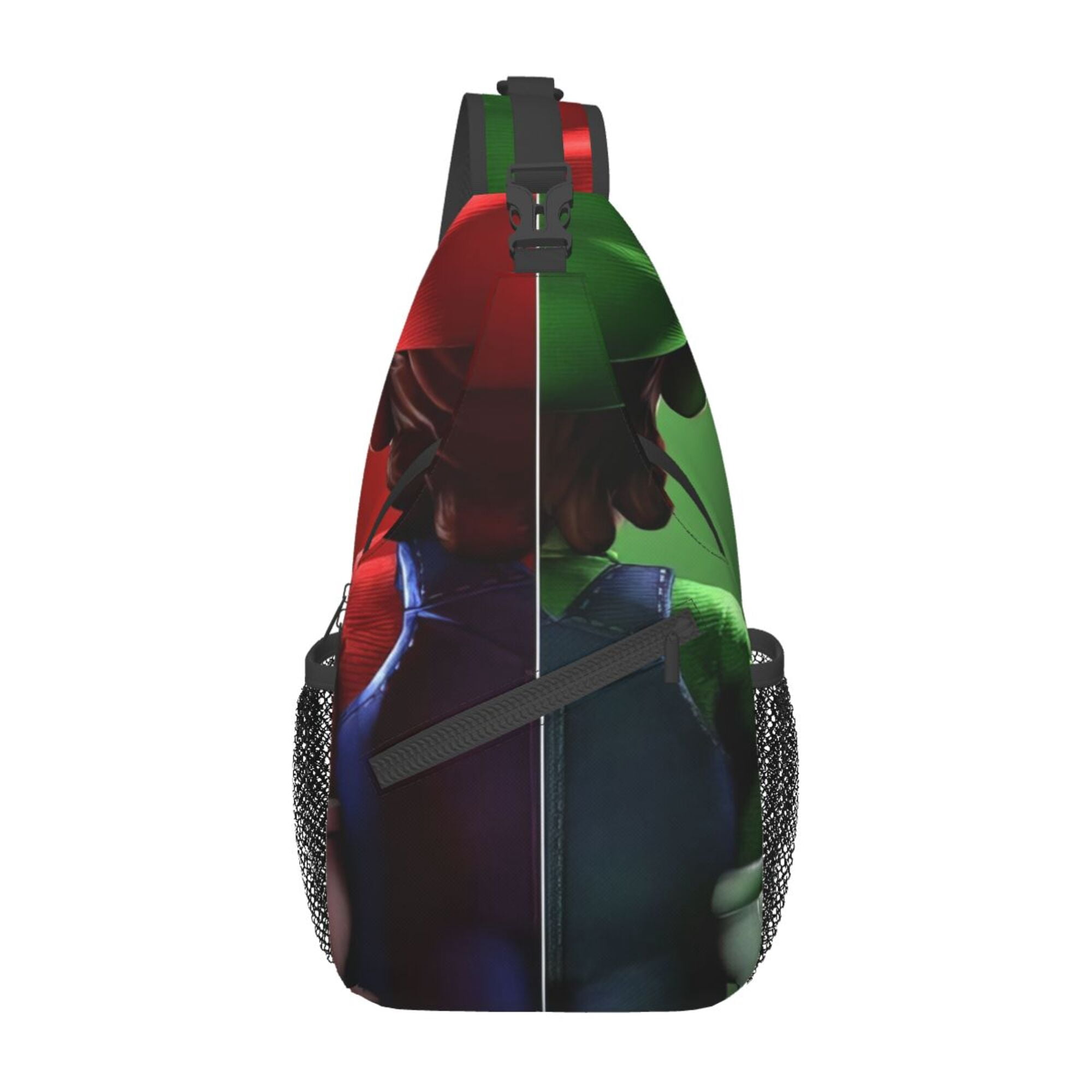 Super Mari-o Sling Bag Mens Crossbody Travel Hiking Chest Bag Daypack ...