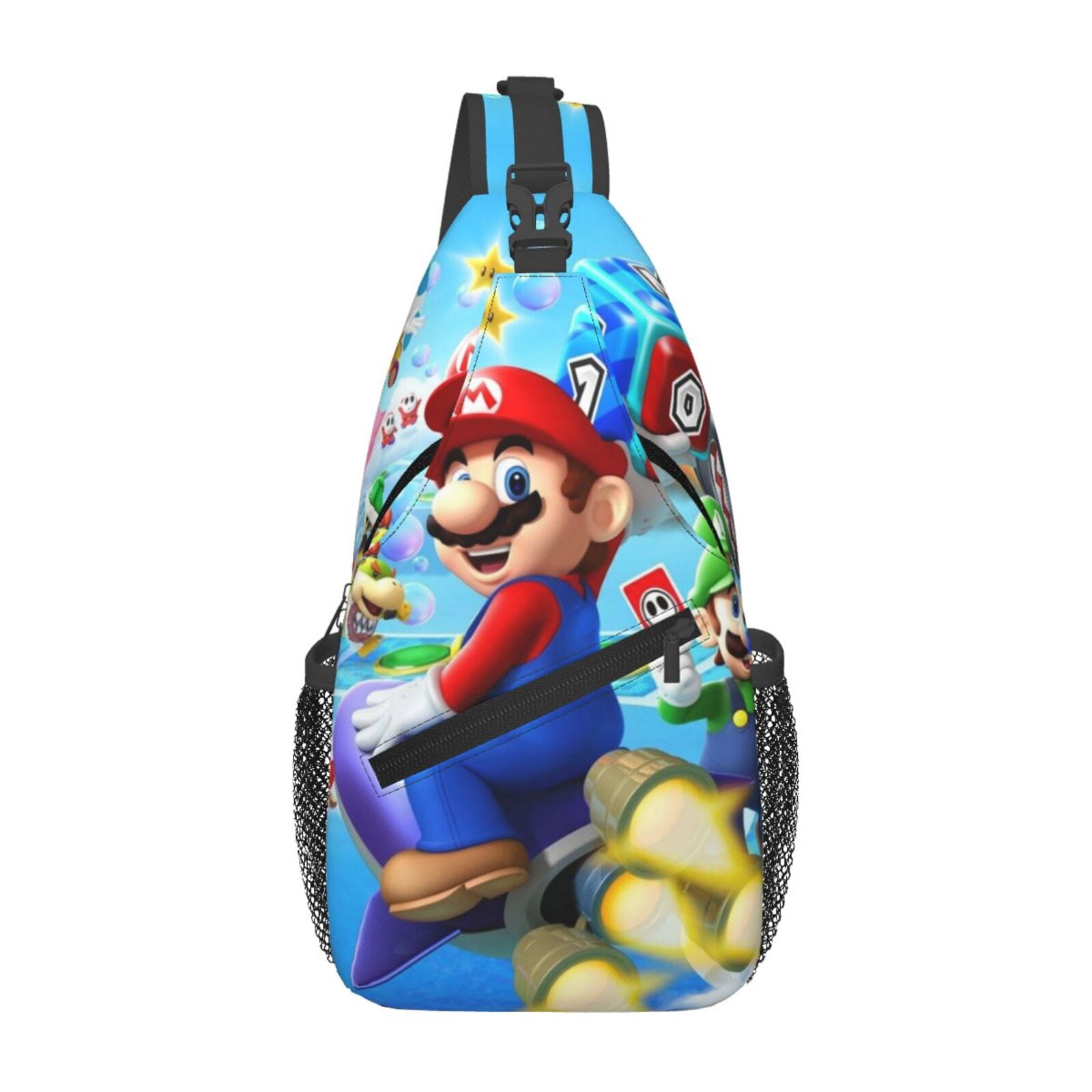 Super Mario Sling Bag Unisex Crossbody Backpack Casual Cross Chest Bag ...