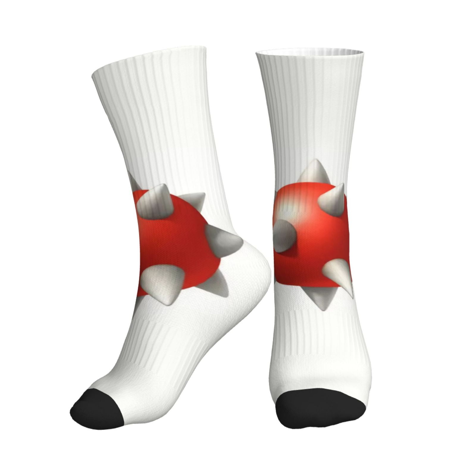 Super Mario Spiny Egg Crew Socks, Funky Silky Comfort Socks For Men ...
