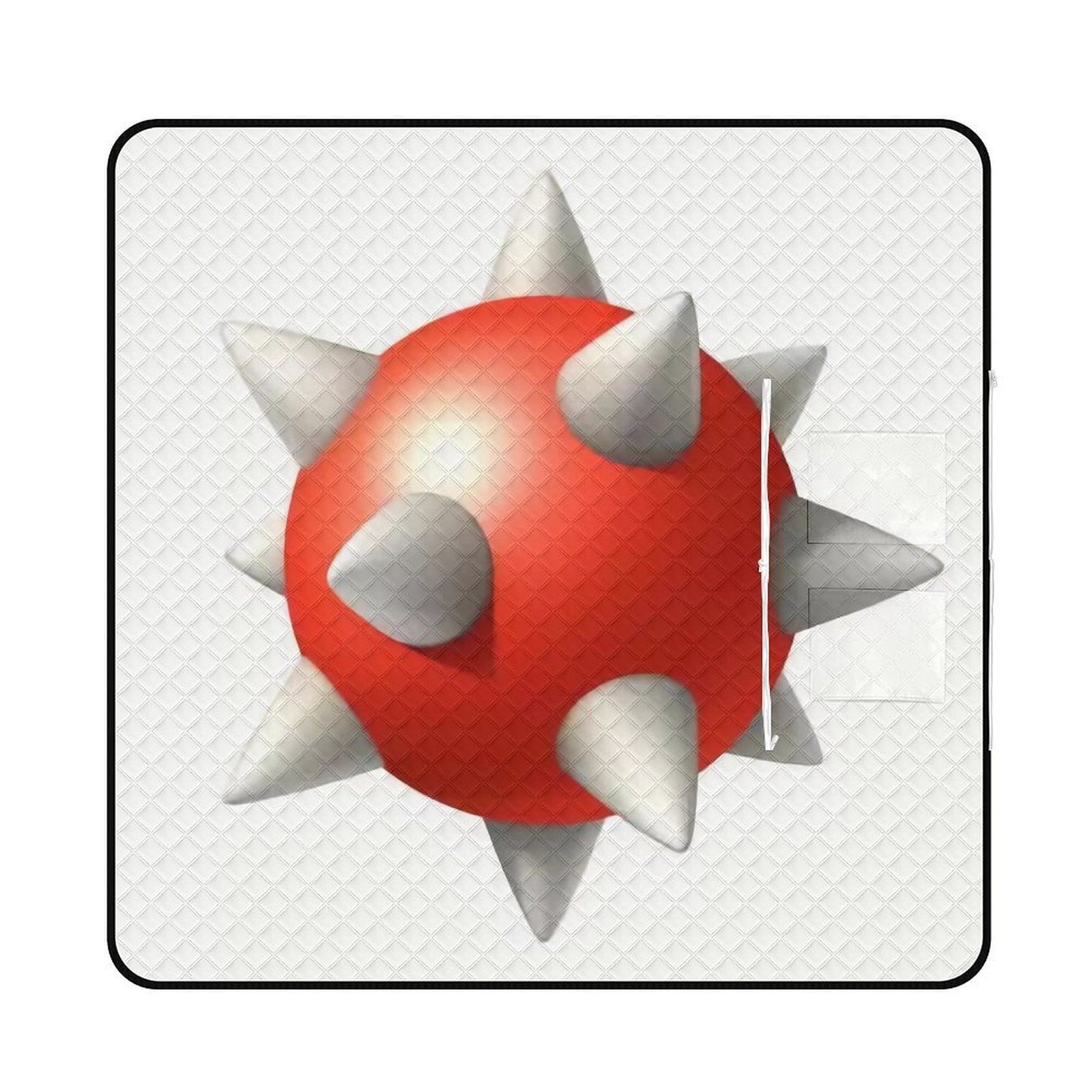 Super Mario Spiny Egg Picnic Blanket,Foldable Waterproof Sand Mat,Extra ...