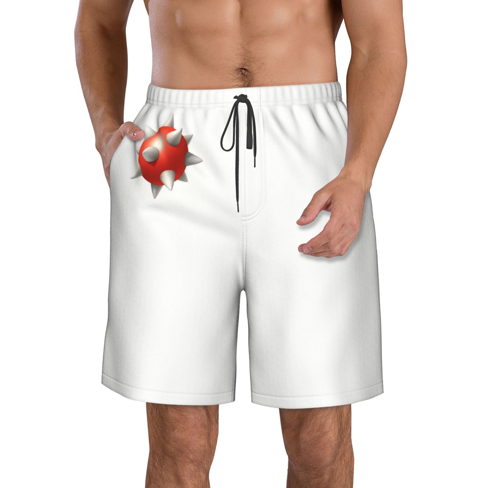 Super Mario Spiny Egg Summer Beach Sign Mens Swim Trunks Quick Dry ...