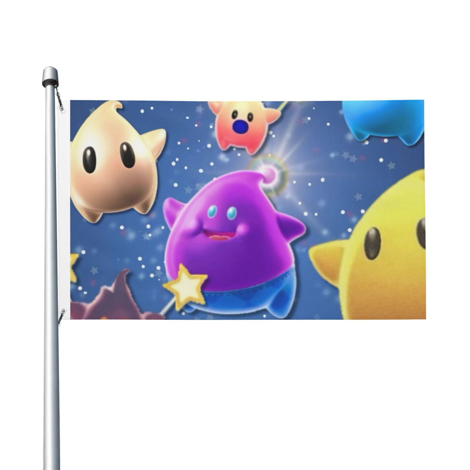 Super Mario Star Lumalee 3x5ft Face Flag Fade Proof Holiday Fall Flag ...
