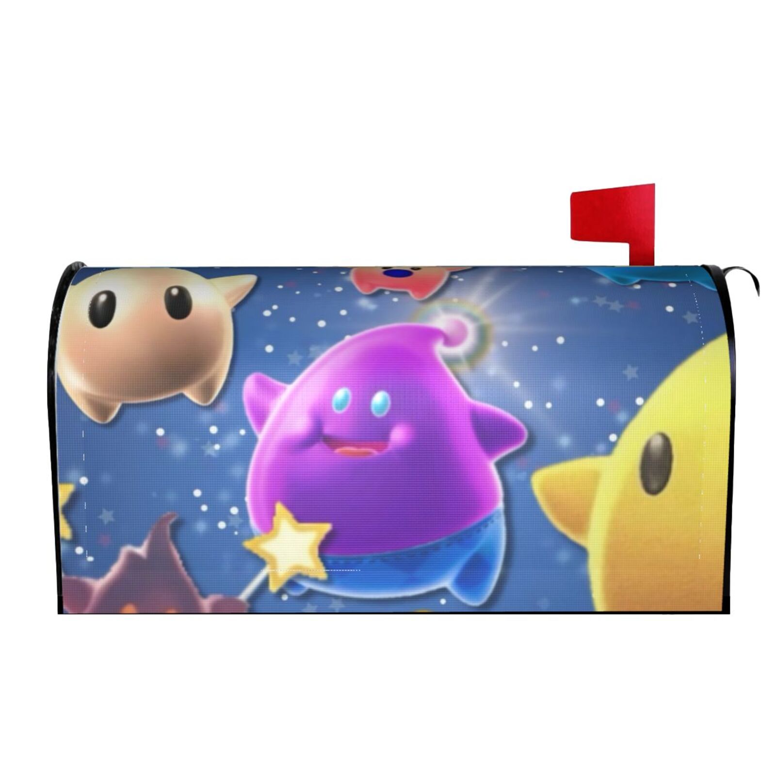 Super Mario Star Lumalee Cartoon Character Mailbox Cover Magnetic ...