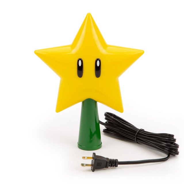 Super Mario Star Tree Topper 2024 9-In - Walmart.com