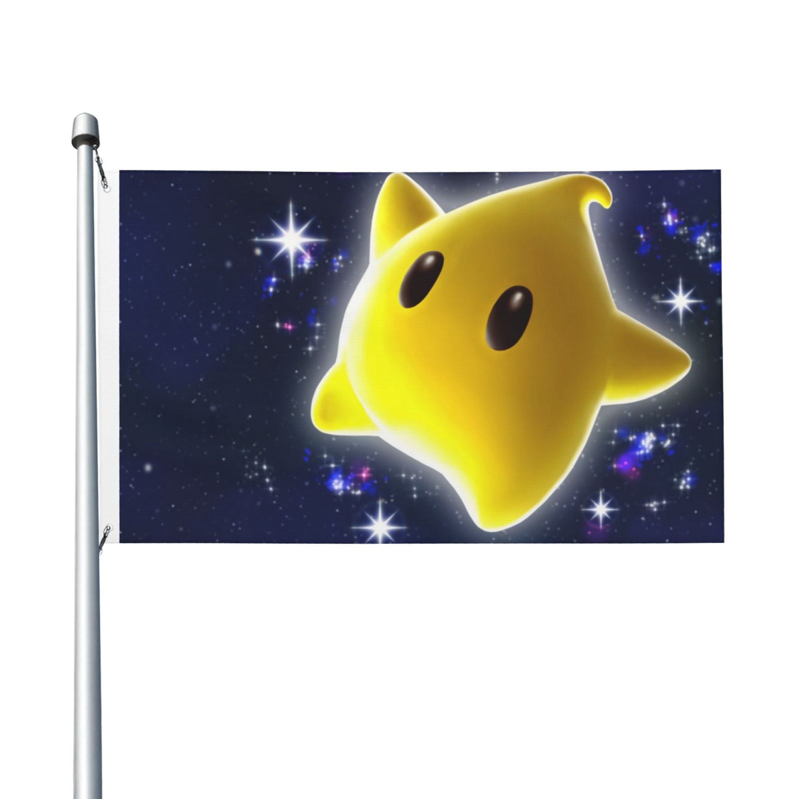Super Mario Star00 3x5ft Face Flag Fade Proof Holiday Fall Flag Outdoor ...