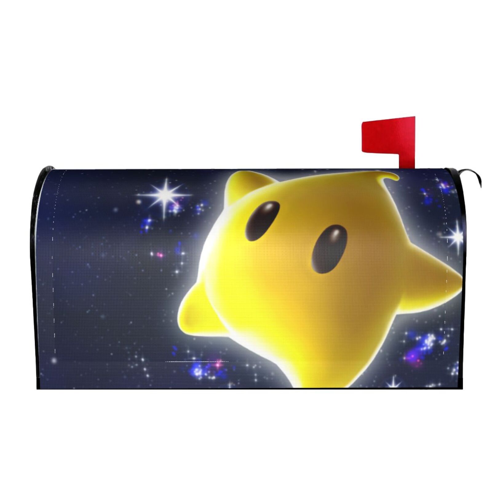 Super Mario Star00 Cartoon Character Mailbox Cover Magnetic Standard ...