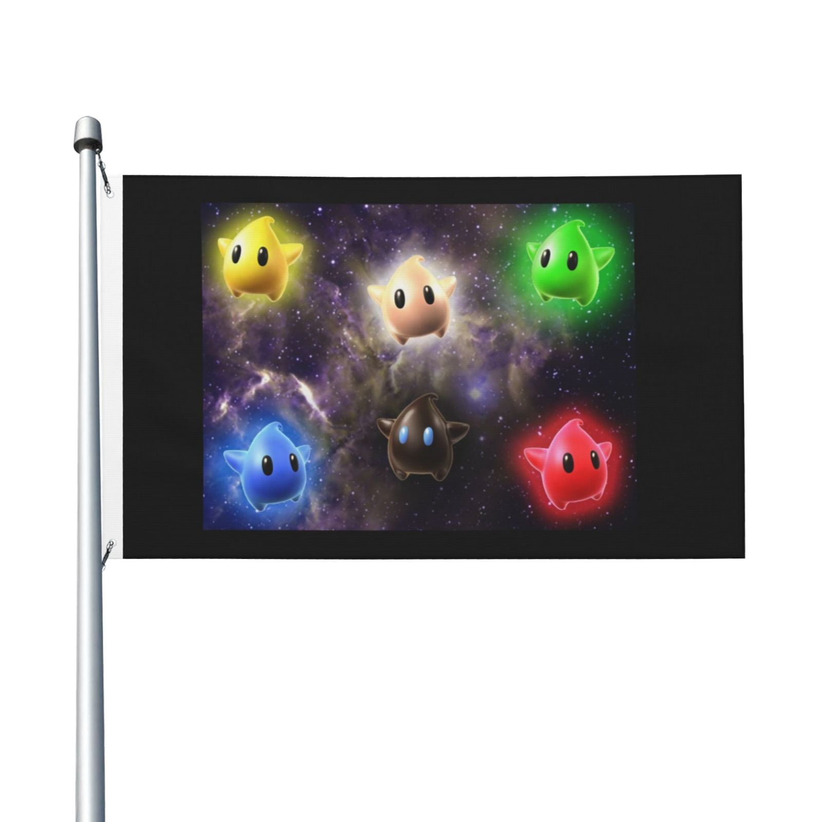 Super Mario Star5 3x5ft Face Flag Fade Proof Holiday Fall Flag Outdoor ...