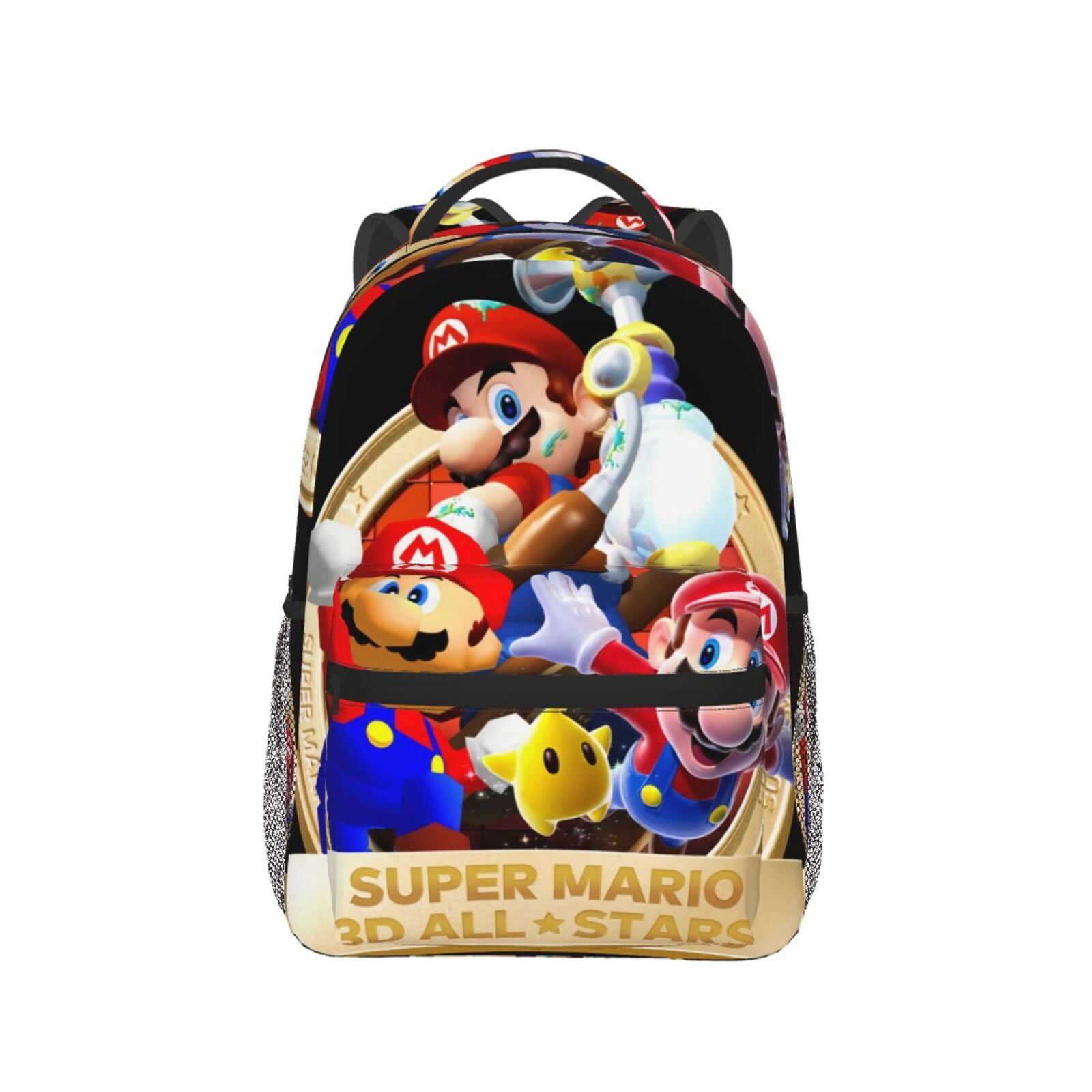 Super Mario Stars Travel Backpack,Carry On Backpack Personal Item ...