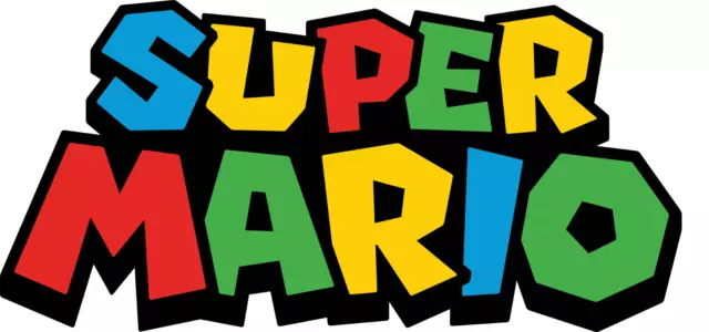 Super Mario Sticker Logo Nintendo Retro Phone Decal Water Bottle ...