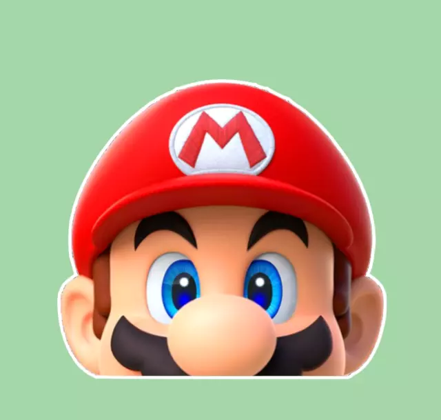Super Mario Sticker Phone Decal Water Bottle Stickers Car Decals ...