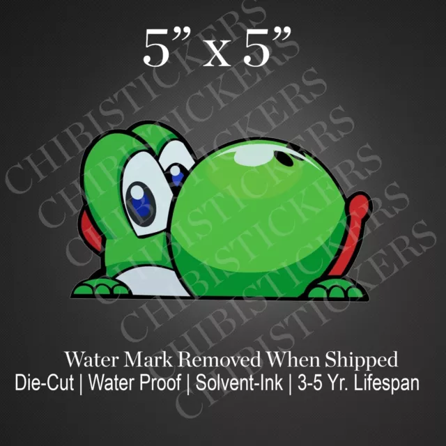 Super Mario Sticker Yoshi Sticker Gamer Sticker Vinyl Sticker ...