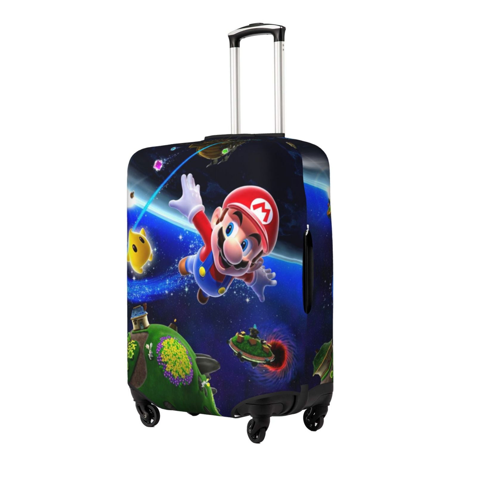 Super Mario Suitcase Cover With Concealed Zipper Luggage Cover Washable ...