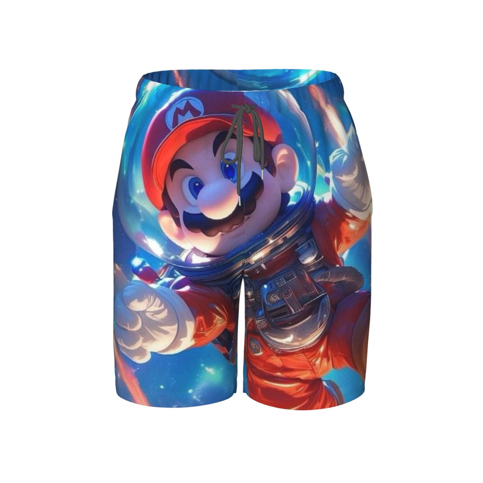 Super Mario Swim Trunk For Boys Girls, Quick Dry Board Shorts With Mesh ...