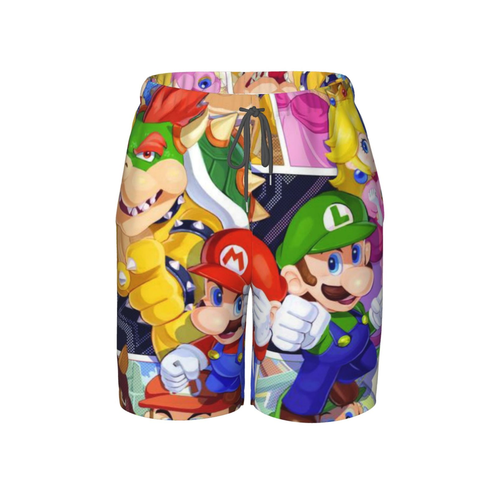 Super Mario Swim Trunk For Boys Girls, Quick Dry Board Shorts With Mesh ...