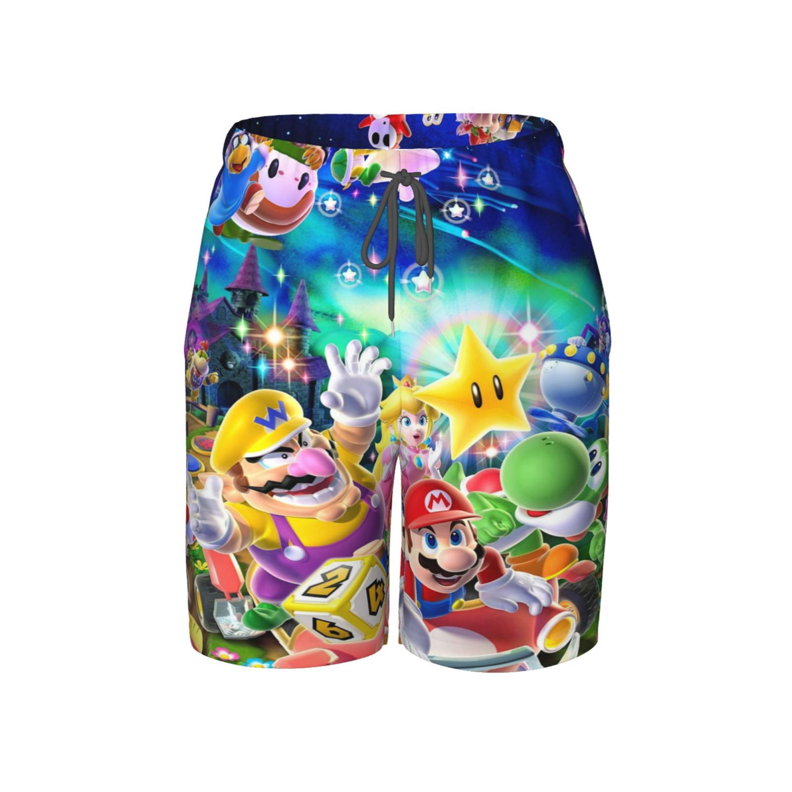 Super Mario Swim Trunk For Boys Girls, Quick Dry Board Shorts With Mesh ...