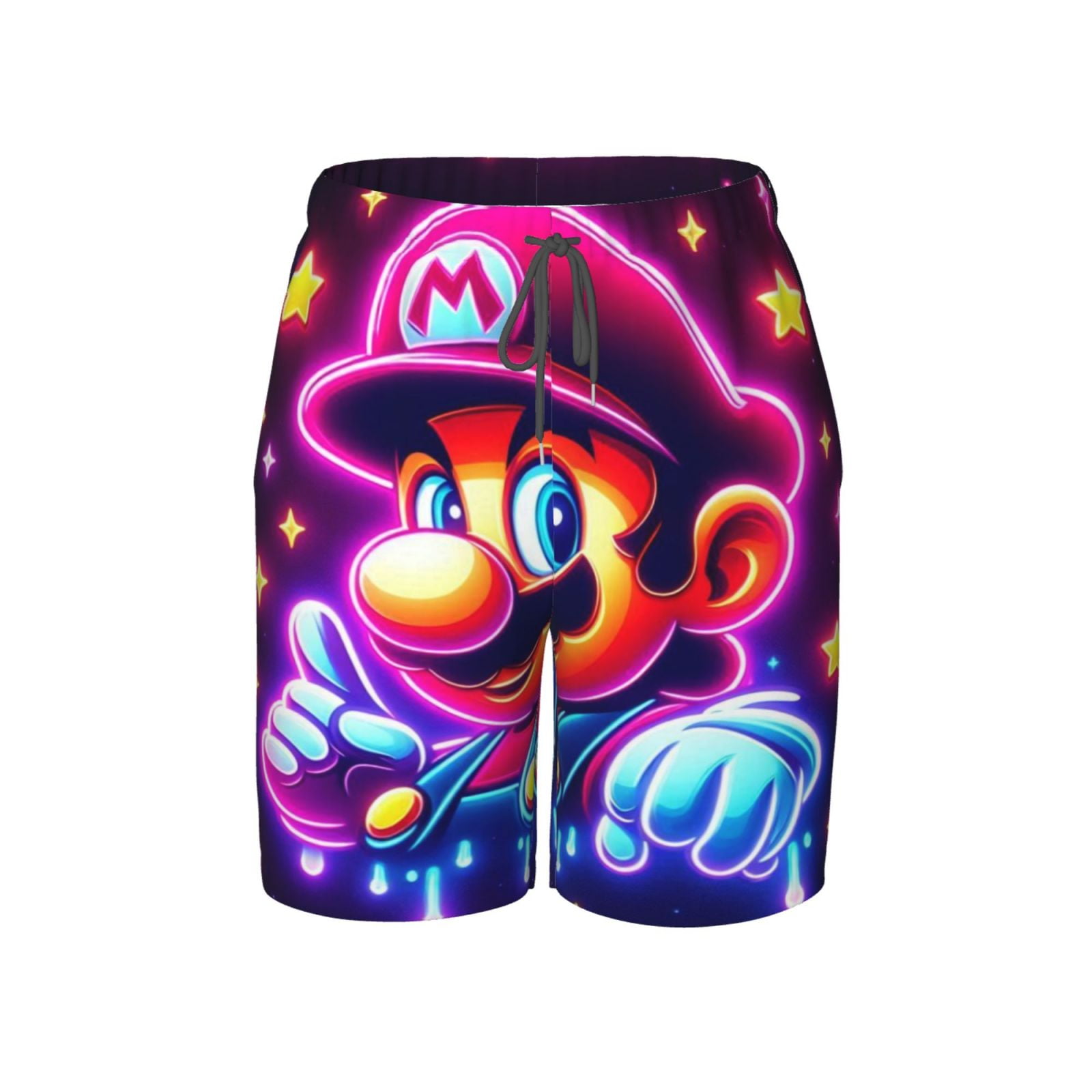 Super Mario Swim Trunk For Boys Girls, Quick Dry Board Shorts With Mesh ...