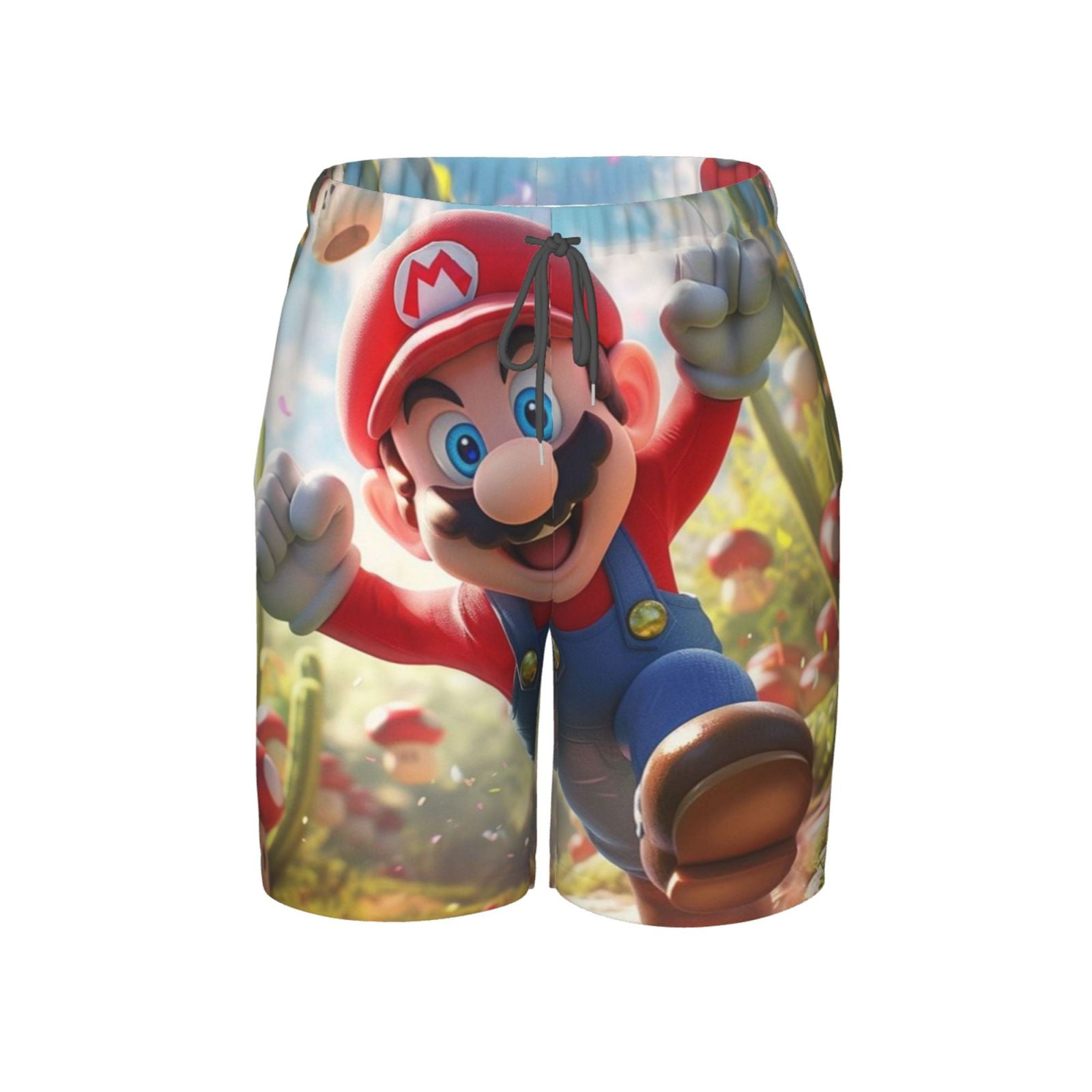 Super Mario Swim Trunk For Boys Girls, Quick Dry Board Shorts With Mesh ...