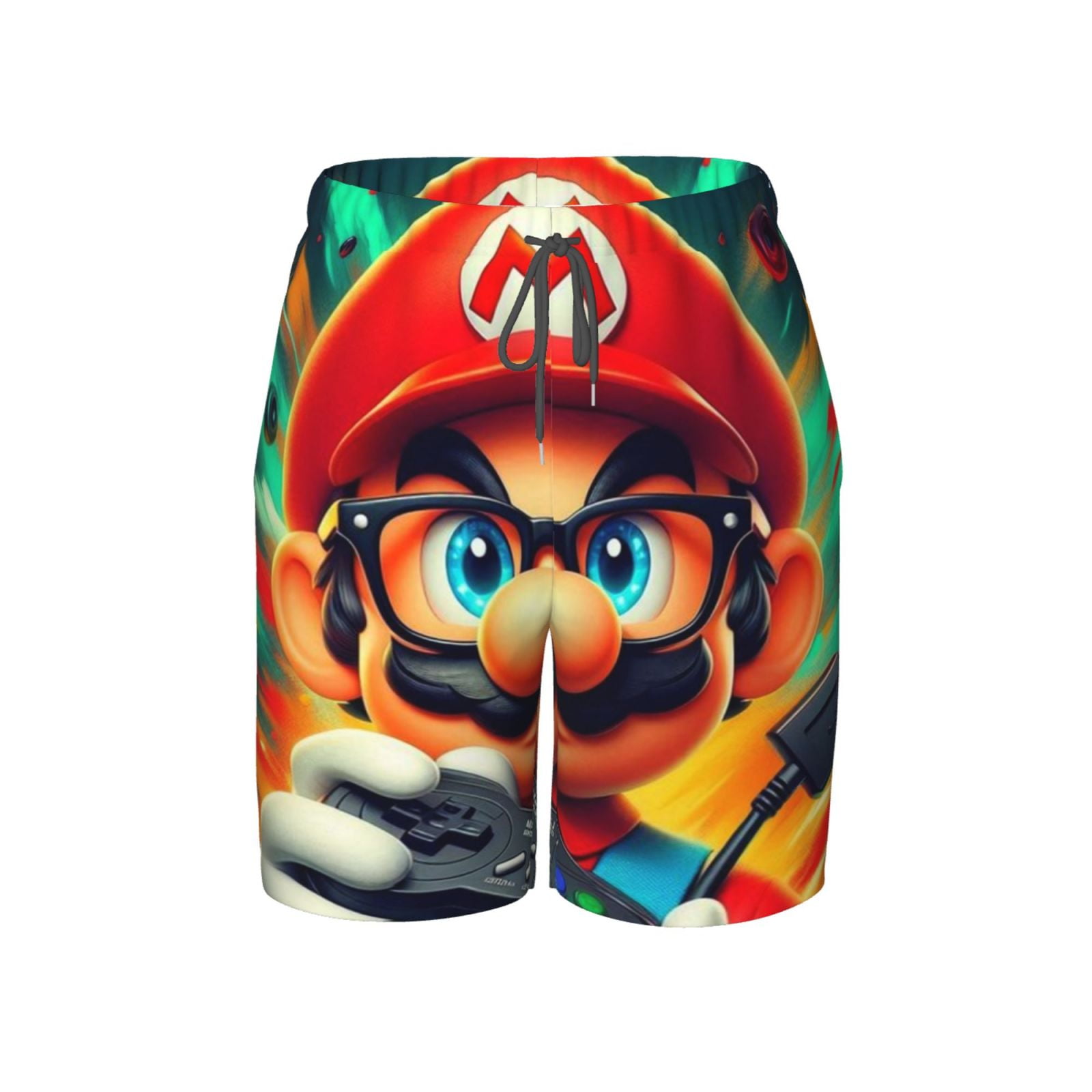 Super Mario Swim Trunk For Boys Girls, Quick Dry Board Shorts With Mesh ...