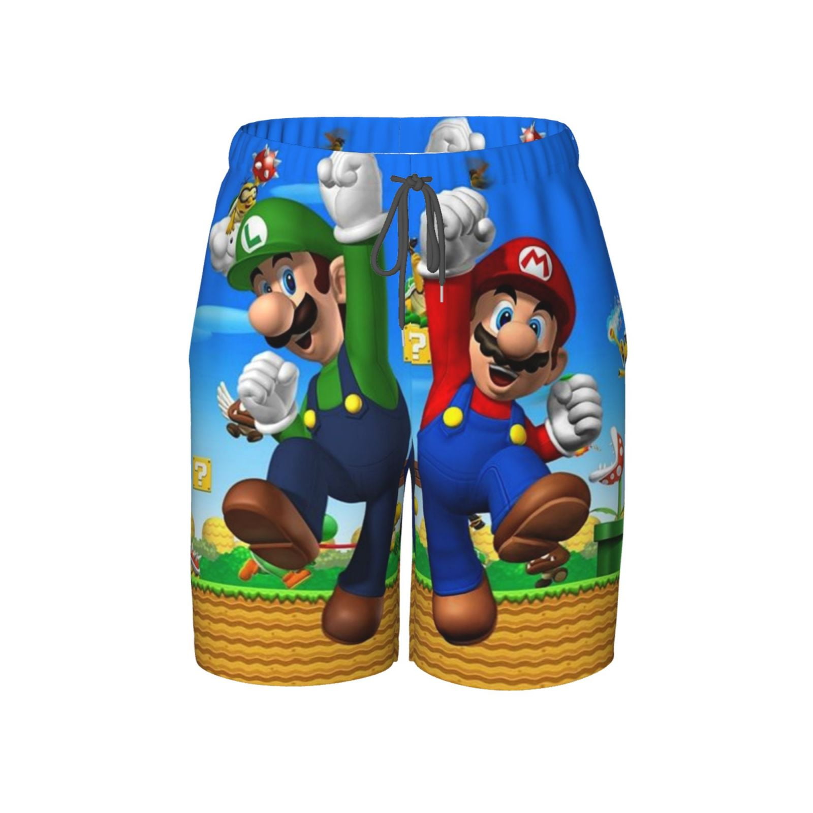 Super Mario Swim Trunk For Boys Girls, Quick Dry Board Shorts With Mesh ...