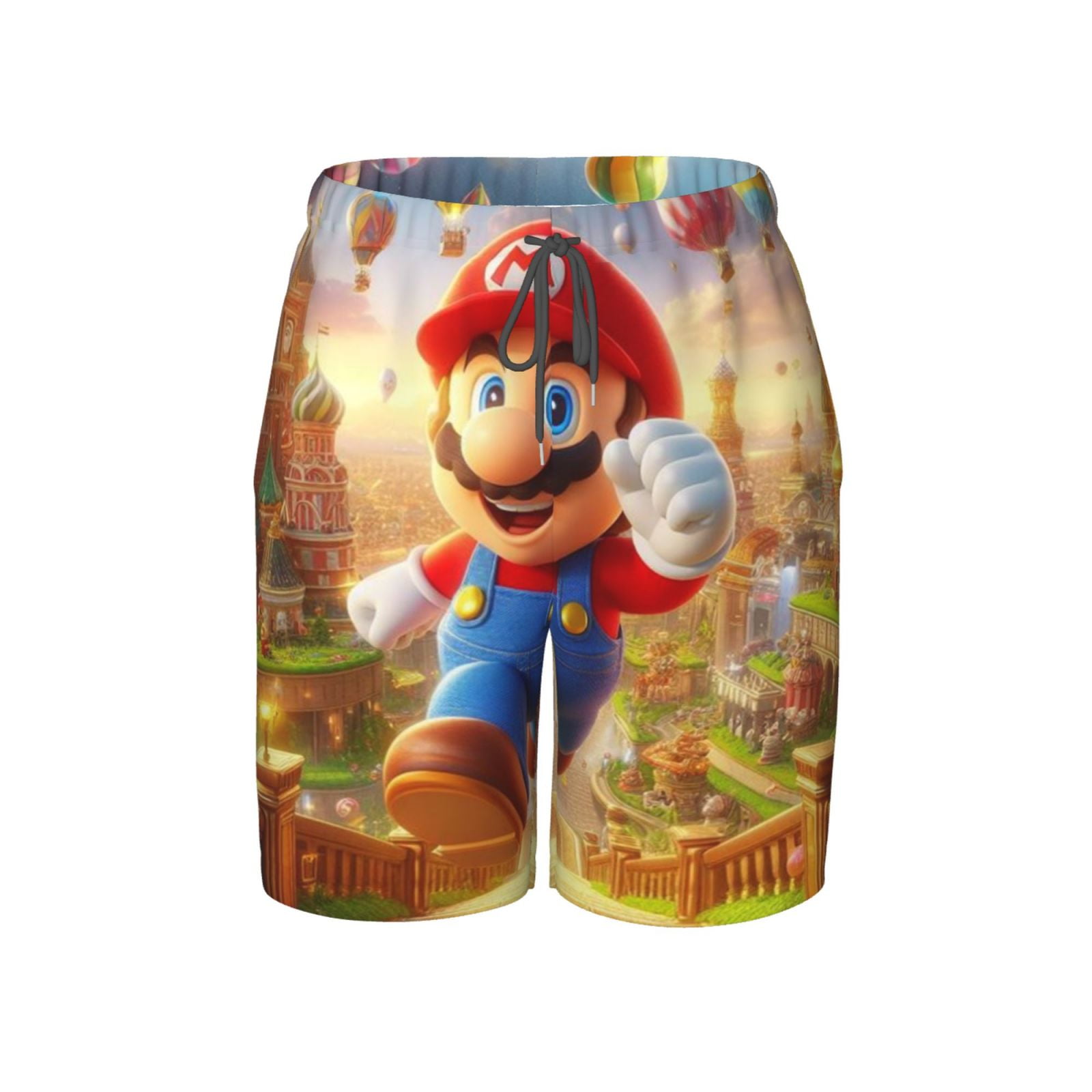 Super Mario Swim Trunk For Boys Girls, Quick Dry Board Shorts With Mesh ...