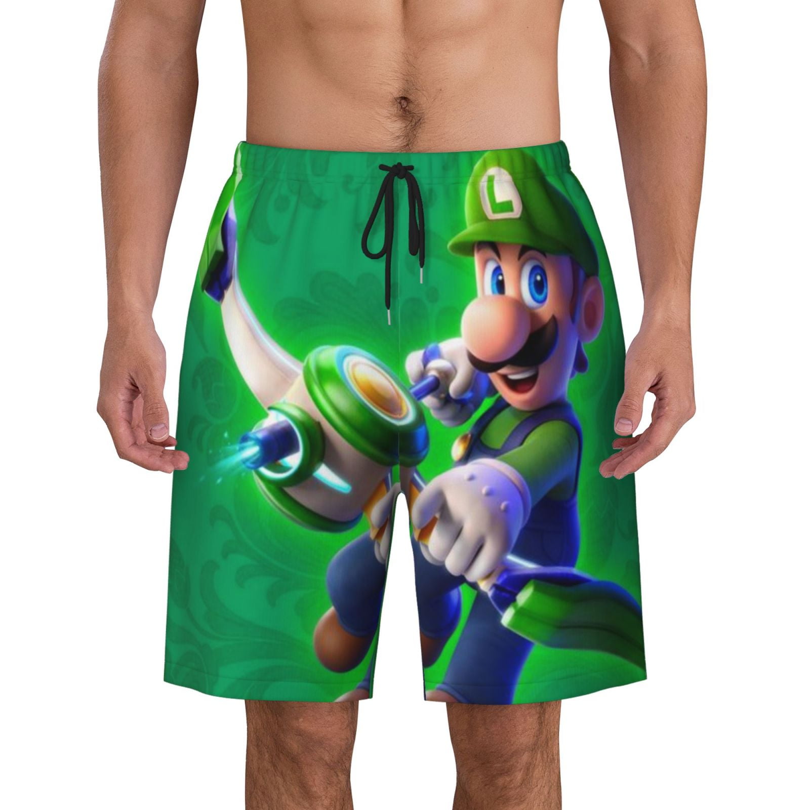 Super Mario Swim Trunk For Men, Quick Dry Board Shorts For Swim Pool ...
