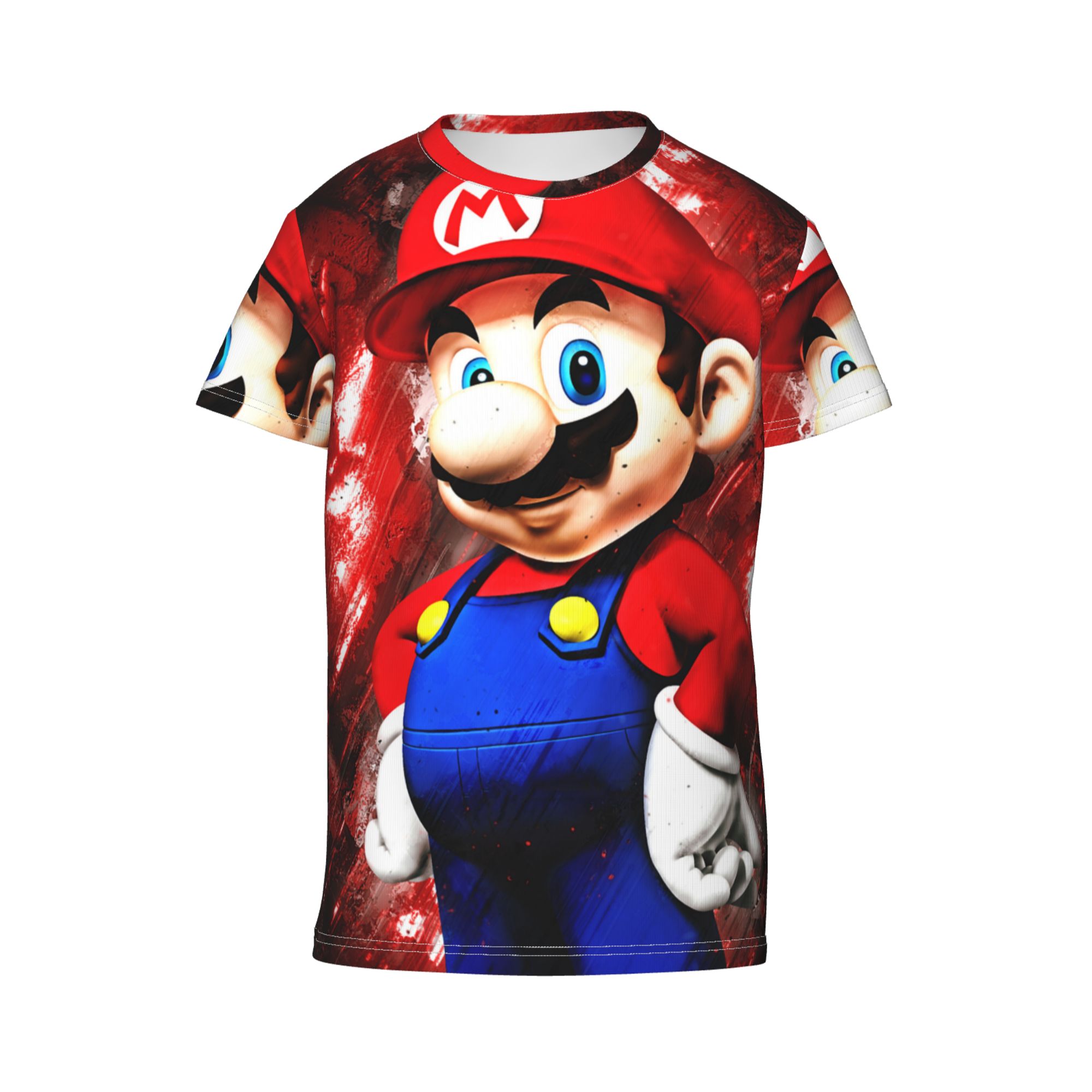 Super Mario T-Shirts, Boys Girls Novelty Shirts Crewneck Short Sleeve ...