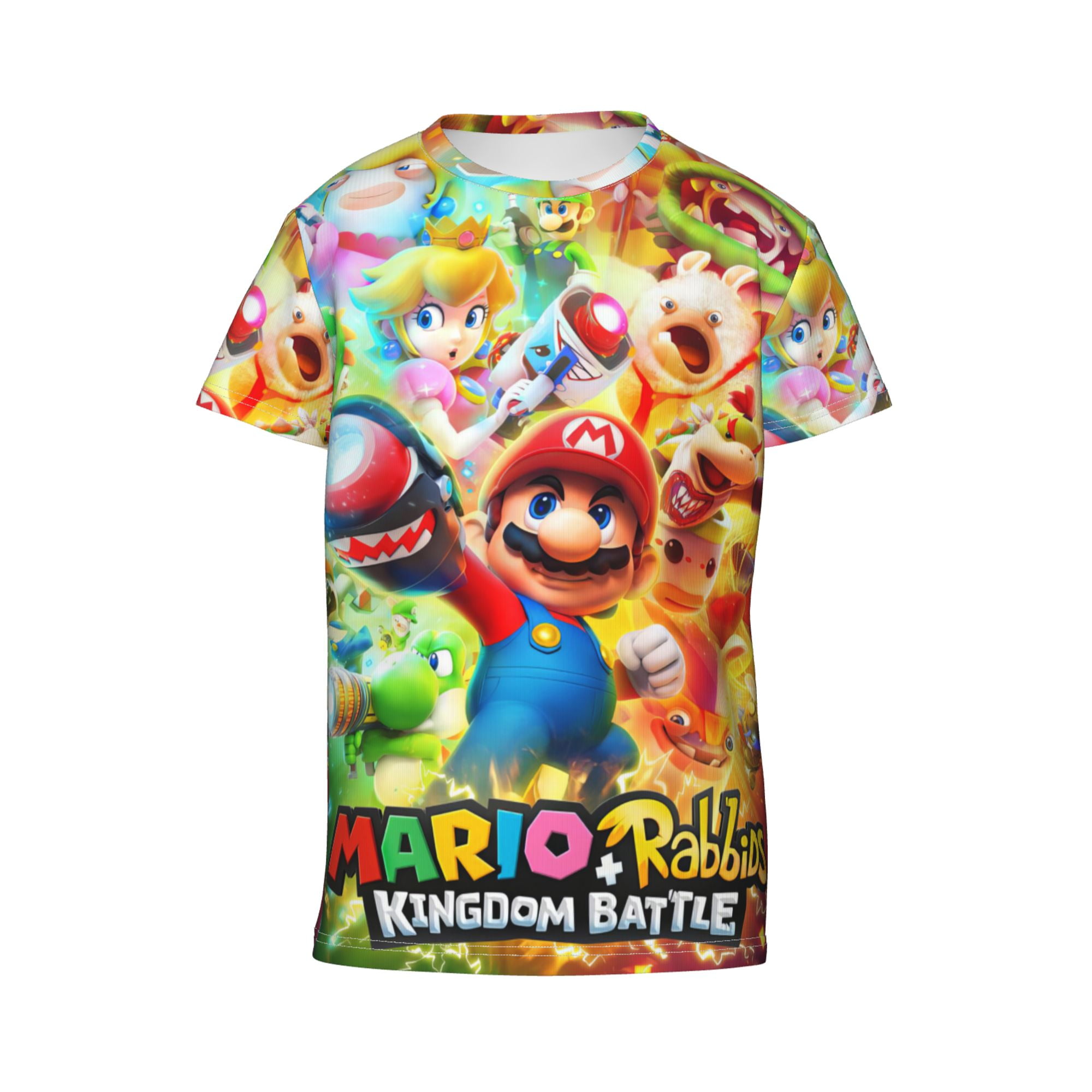 Super Mario T-Shirts, Boys Girls Novelty Shirts Crewneck Short Sleeve ...