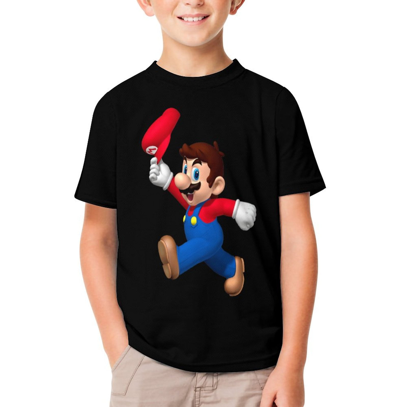 Super Mario T-Shirts for Boys Girls, Kids 3D Print Short Sleeve, Unisex ...